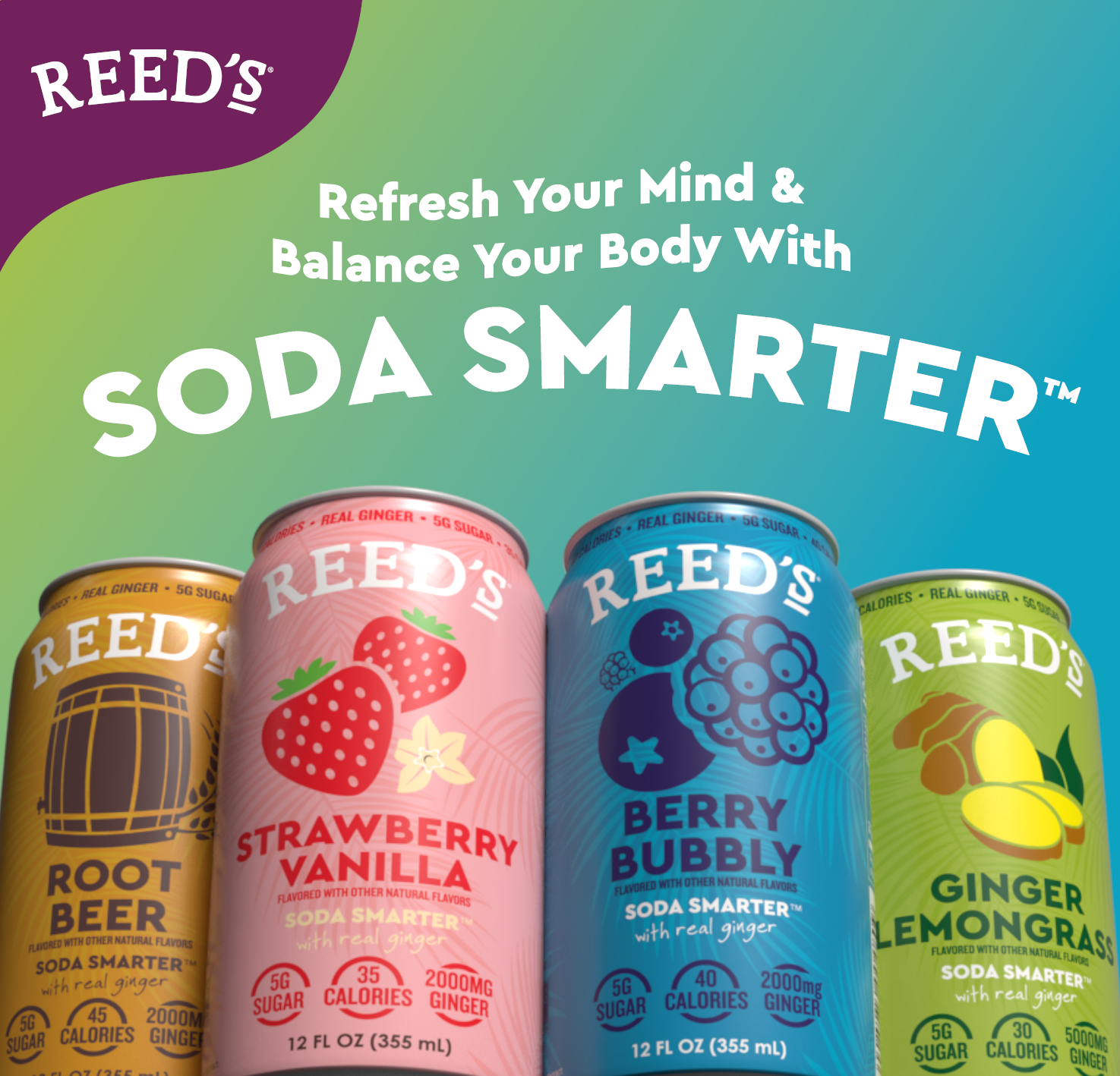 Functional Sodas – Reed's Inc.