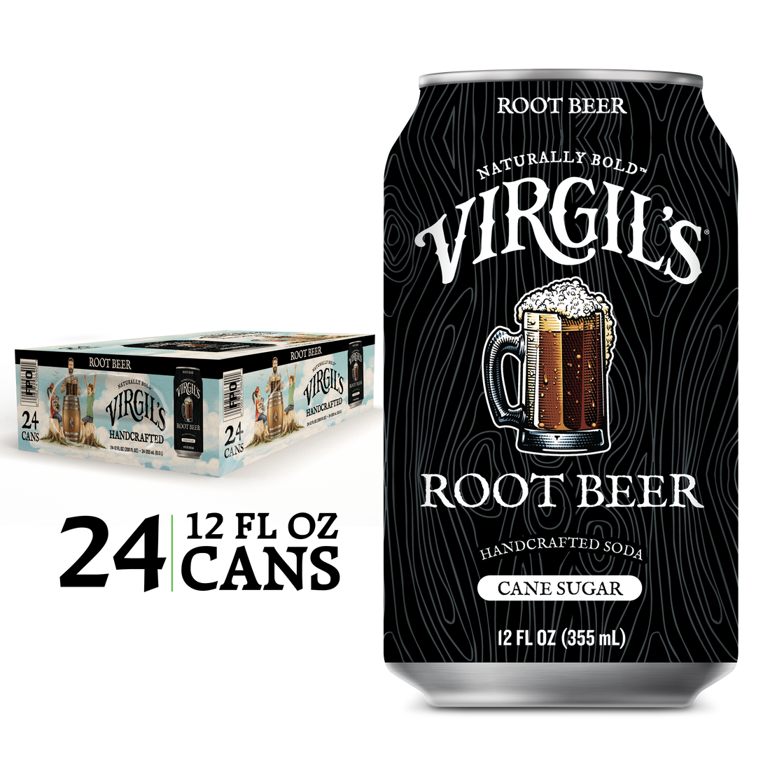 Virgil's Root Beer 24 Pack - Cans - Drink Virgil's – Reed'sInc